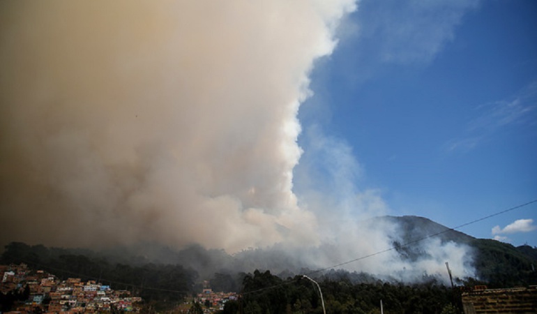 Bogotá Consecuencias sobre Inhalacion de Humo Incendios Forestales: La ...
