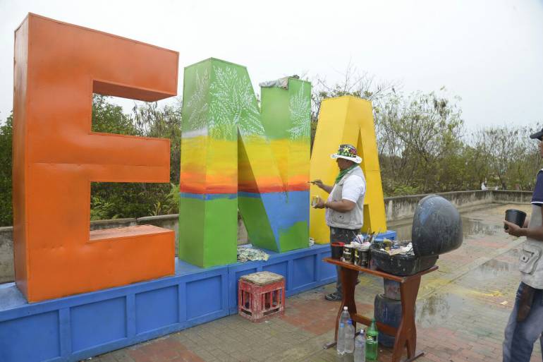 Inicia intervención artística en letreros de Cartagena: Inicia ...