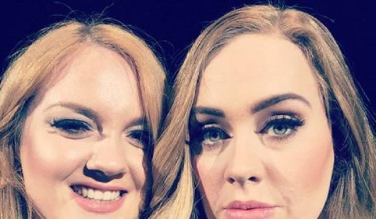 Doble de Adele: Adele en el escenario con su "Doble" | Entretenimiento ...
