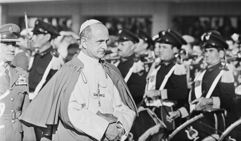 Pablo VI será Santificado: Pablo VI, el primer papa que vino a Colombia ...