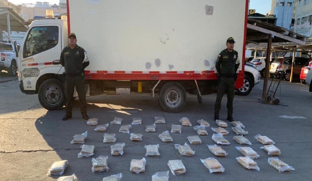 Droga en Barranquilla: Policía halló 46 kilos de marihuana en un camión en Barranquilla ...