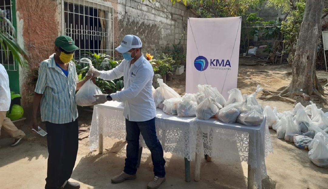 Ayudas humanitarias en Cartagena: KMA Construcciones inició donación de ...