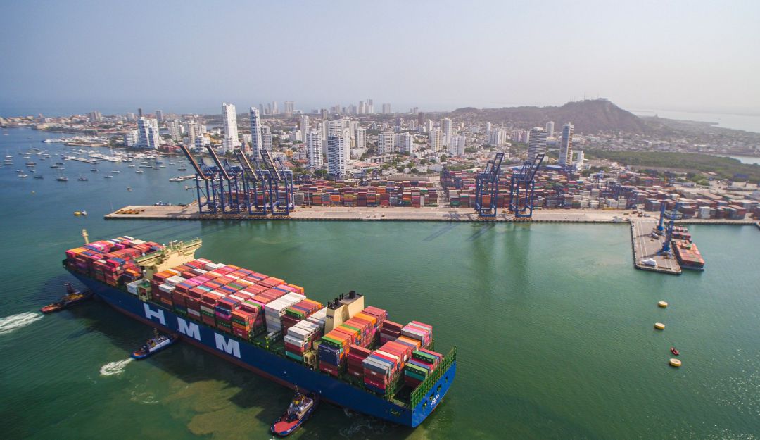Puerto De Cartagena Llega El Portacontenedores Más Grande En La