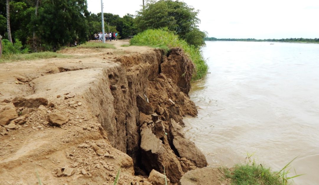 erosión del rio Cauca: 20 familias ribereñas de Magangué amenazadas por ...