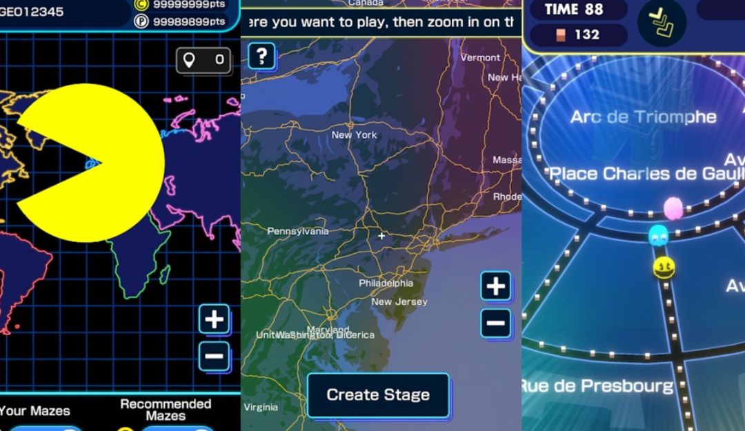 Google maps realidad aumentada: Pac-Man Geo, el título que usará los ...