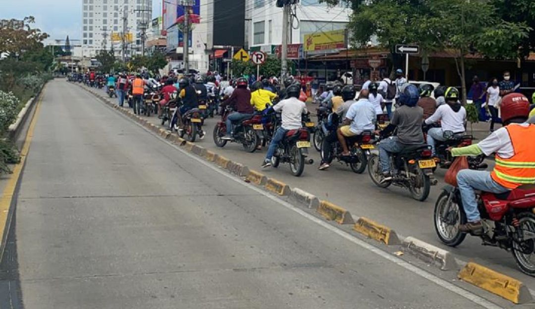 Protesta motociclistas en Cartagena: Adelantan protesta en rechazo a ...