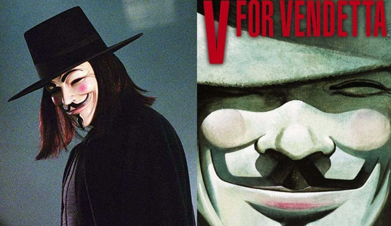 V de Venganza: V de Venganza: 5 grandes diferencias entre la película y ...